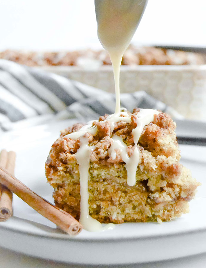 Vegan Cinnamon Maple Coffee Cake - thank you berry much