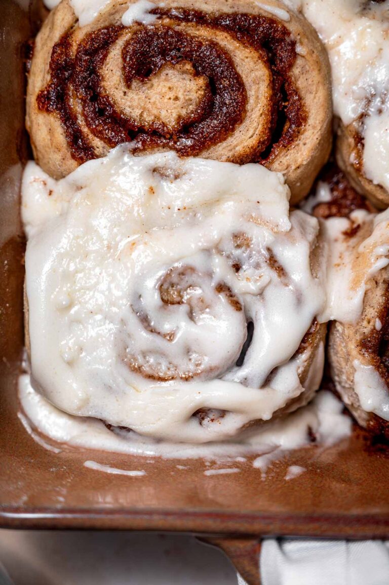 Vegan Cinnamon Rolls Without Yeast - Thank You Berry Much