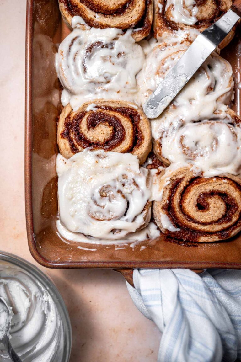 Vegan Cinnamon Rolls Without Yeast - Thank You Berry Much