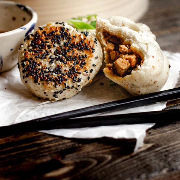 Steamed Vegan Hoisin Tofu Bao - Thank You Berry Much