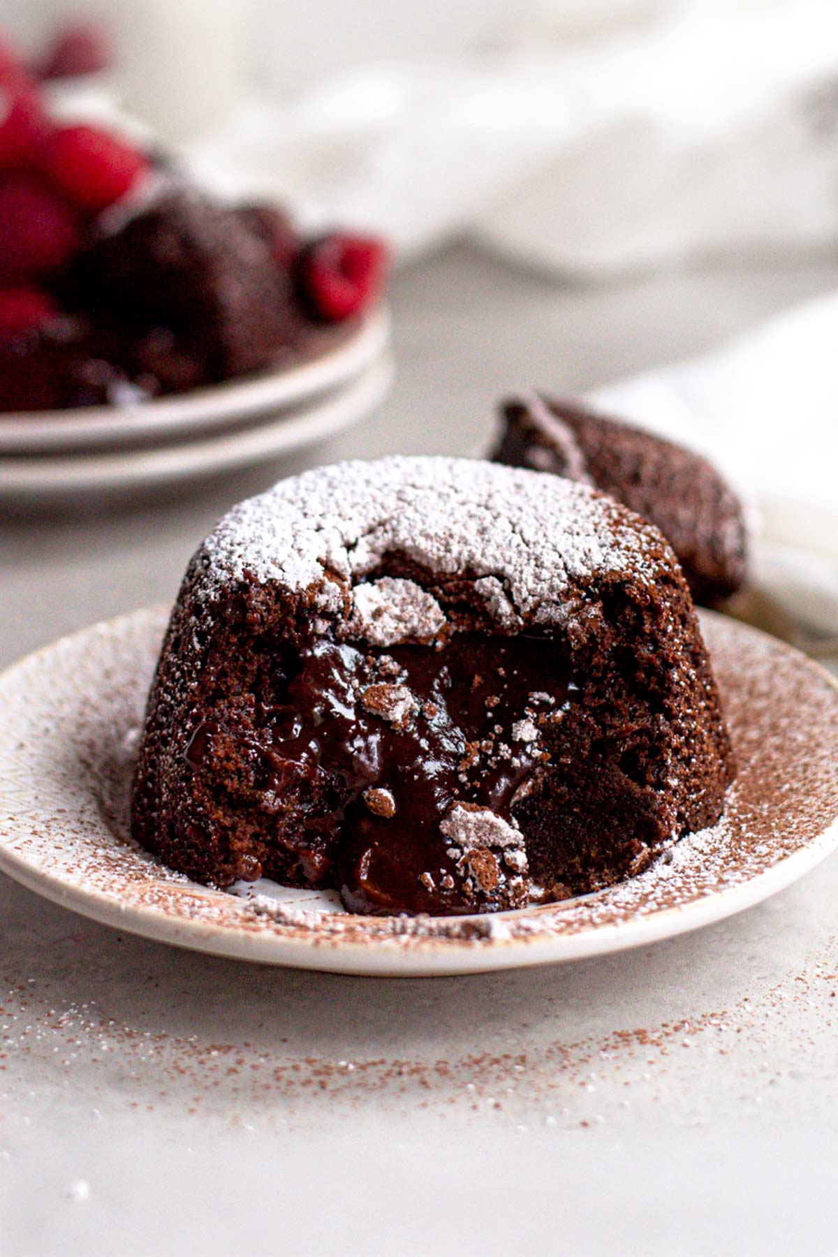 Easy Vegan Chocolate Lava Cakes - Thank You Berry Much