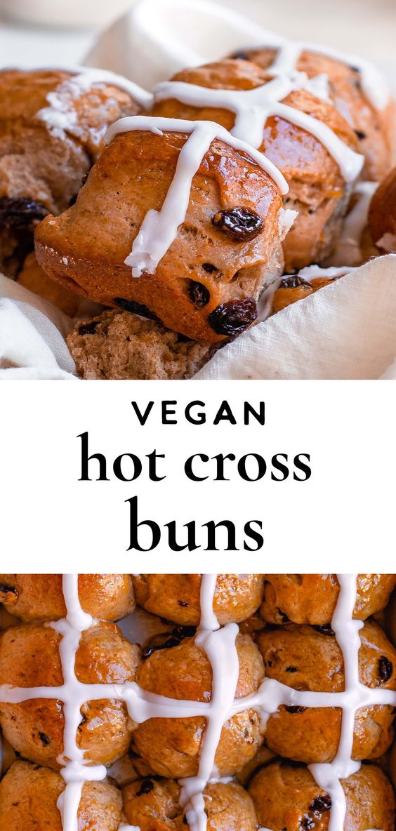 Vegan Hot Cross Buns (Eggless) - thank you berry much