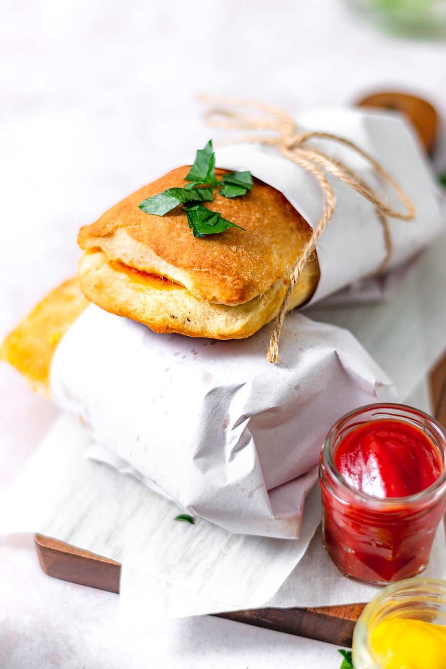 Vegan Cheeseburger Hot Pockets - Thank You Berry Much