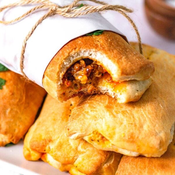 Vegan Cheeseburger Hot Pockets - Thank You Berry Much