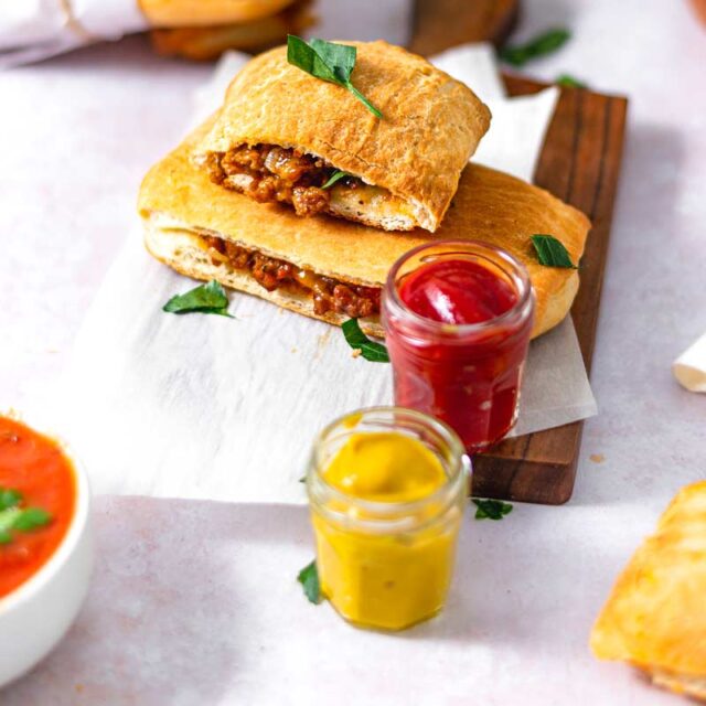Vegan Cheeseburger Hot Pockets - Thank You Berry Much