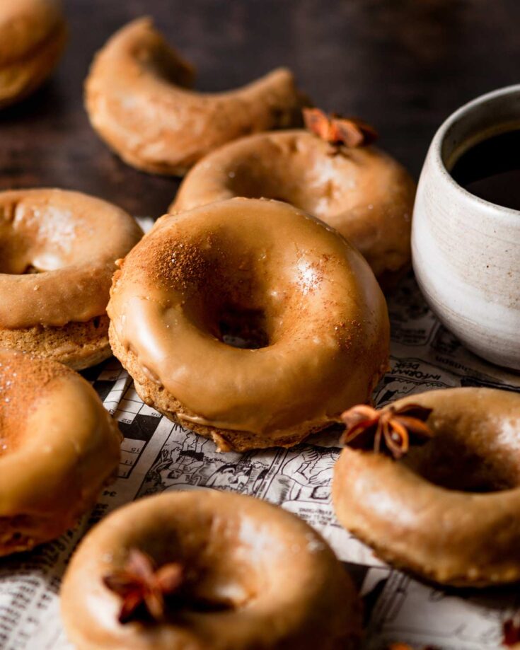 Vegan Maple Glazed Donuts - Thank You Berry Much