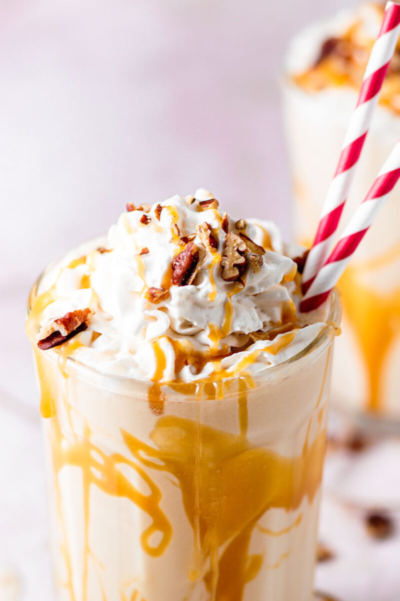 Creamy Butterscotch Milkshake - Thank You Berry Much