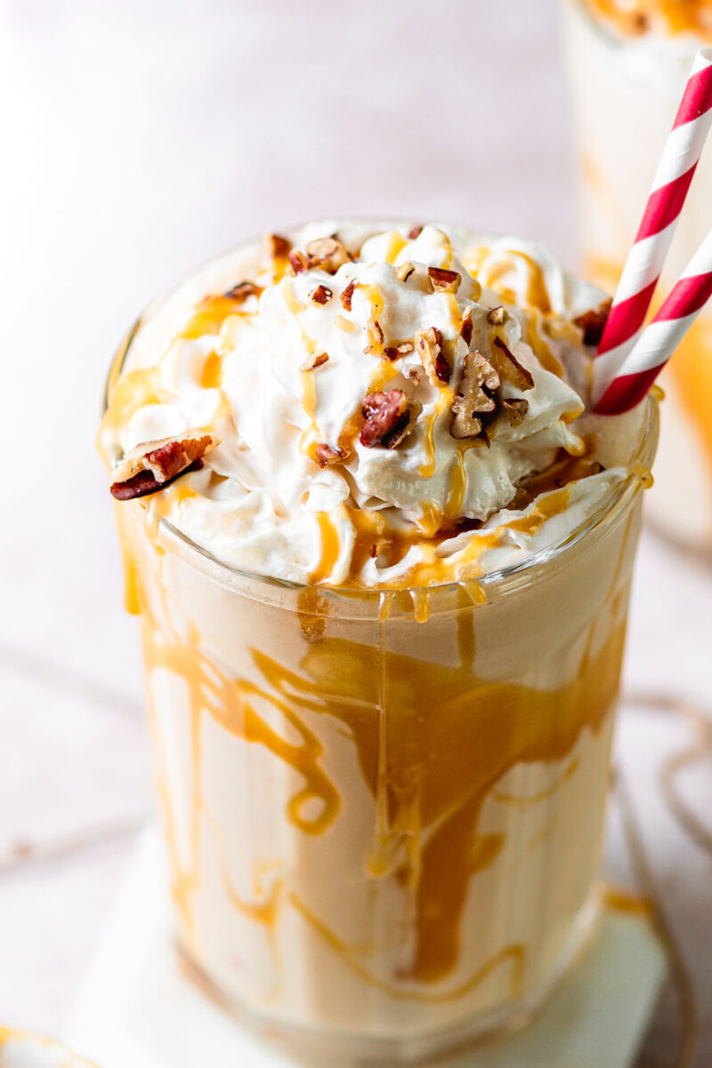 Creamy Butterscotch Milkshake - Thank You Berry Much