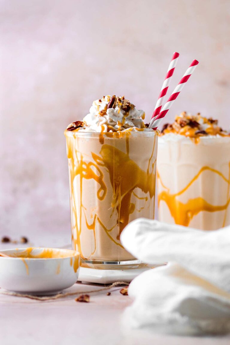 Creamy Butterscotch Milkshake - Thank You Berry Much