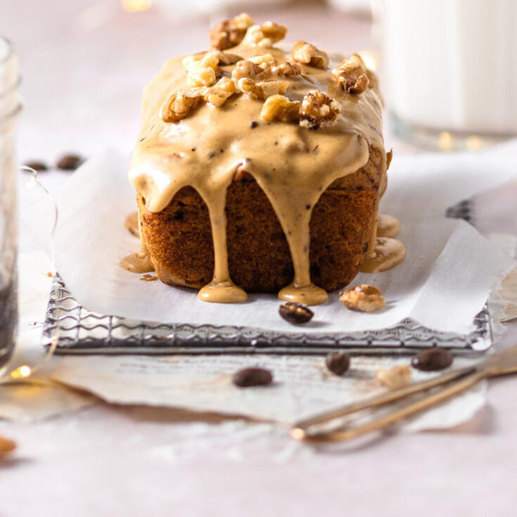 Coffee and Walnut Loaf Cake - thank you berry much