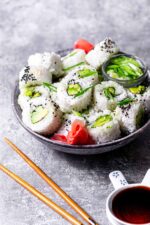 Easy Avocado Sushi Roll - Thank You Berry Much