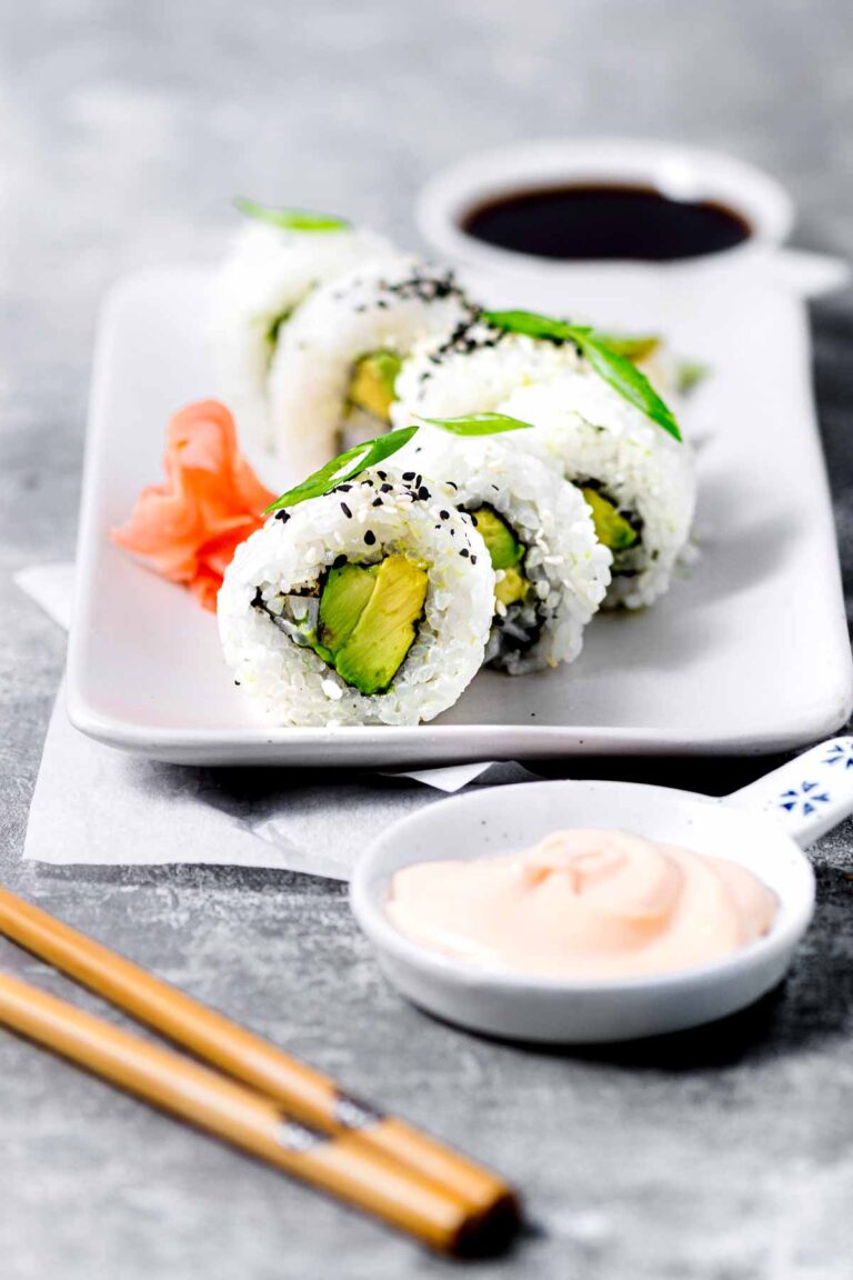 Easy Avocado Sushi Roll - Thank You Berry Much