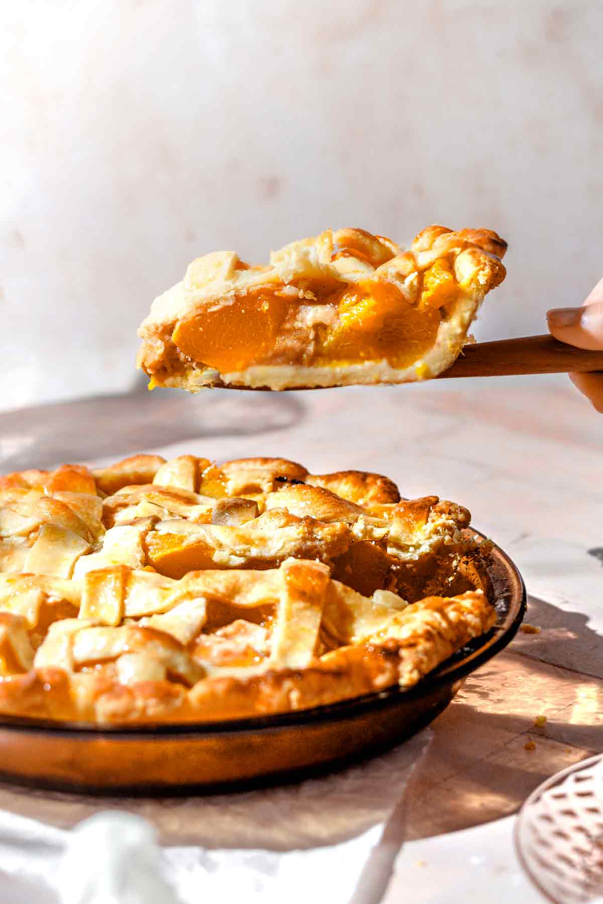 Homemade Peach Pie with Canned Peaches - Easy Recipe!