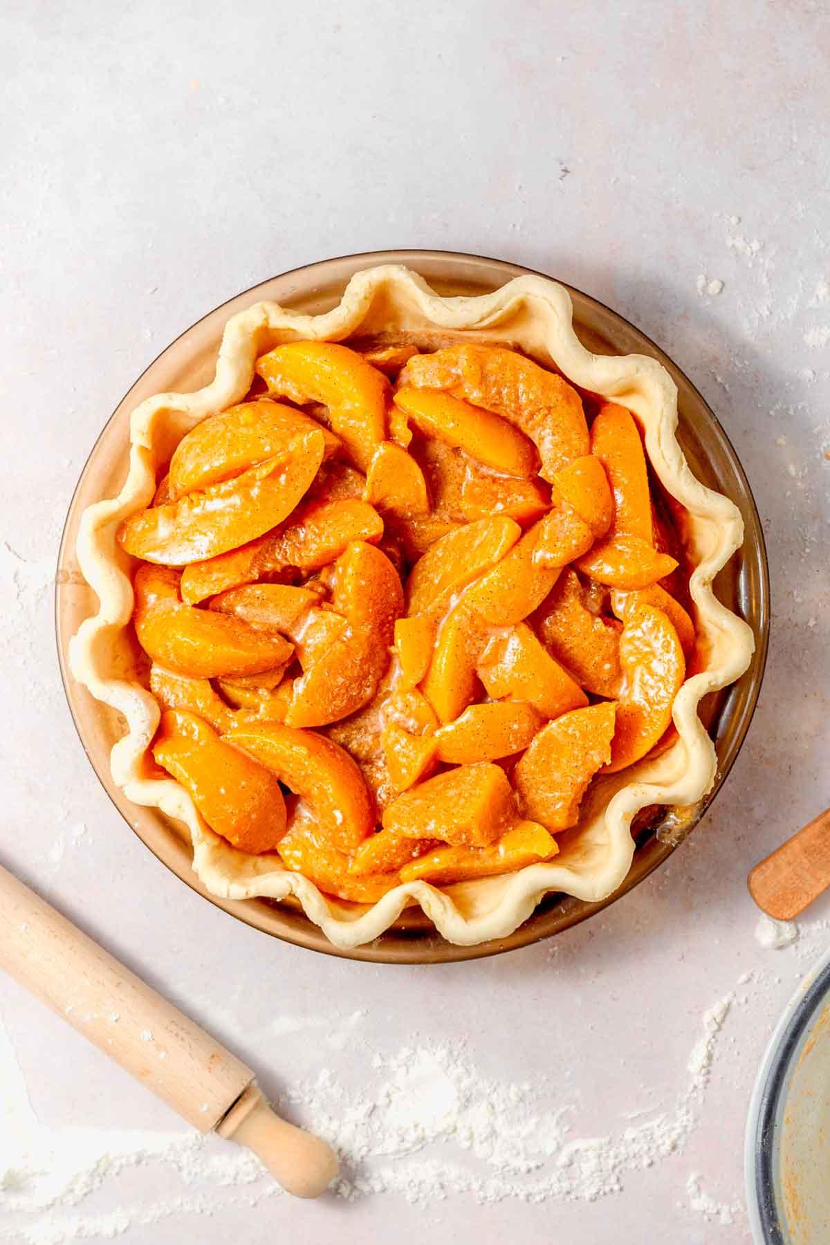 Homemade Peach Pie with Canned Peaches - Easy Recipe!