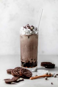 Oreo Bubble Milk Tea (Cookies and Cream Boba)