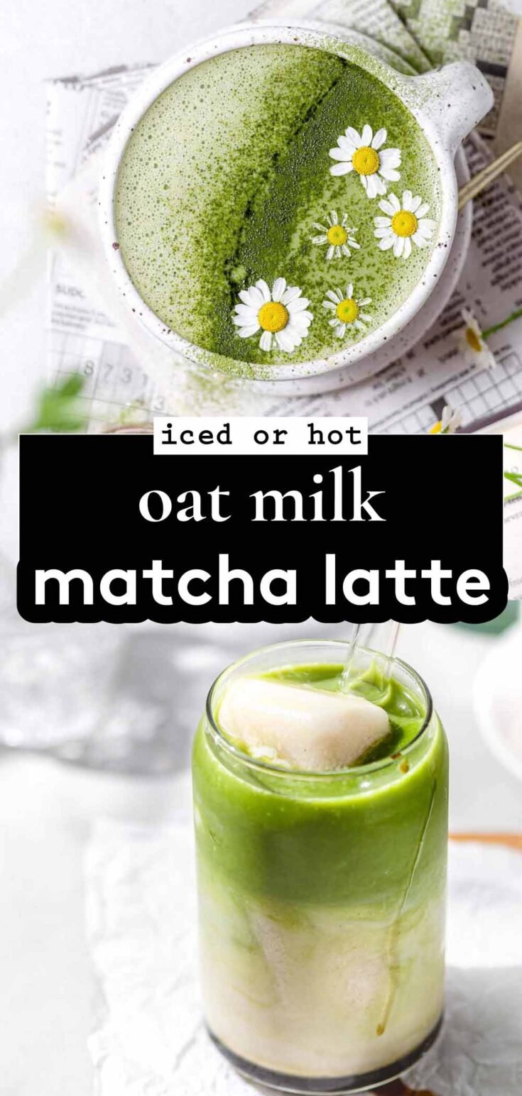 Oat Milk Matcha Latte (Iced or Hot) - Thank You Berry Much