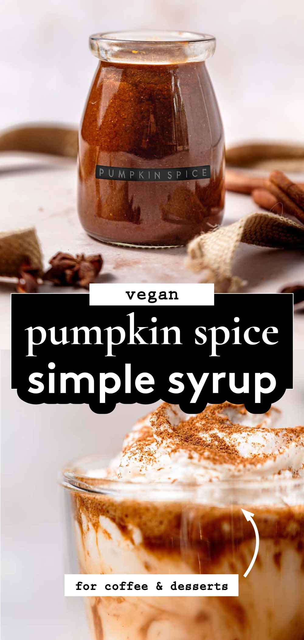 Pumpkin Spice Simple Syrup for Coffee and Pancakes (Vegan)