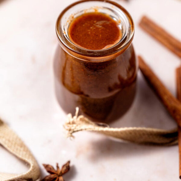Pumpkin Spice Simple Syrup for Coffee and Pancakes (Vegan)