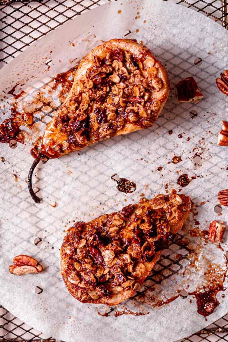 Easy Caramelized Air Fryer Pears - Thank You Berry Much