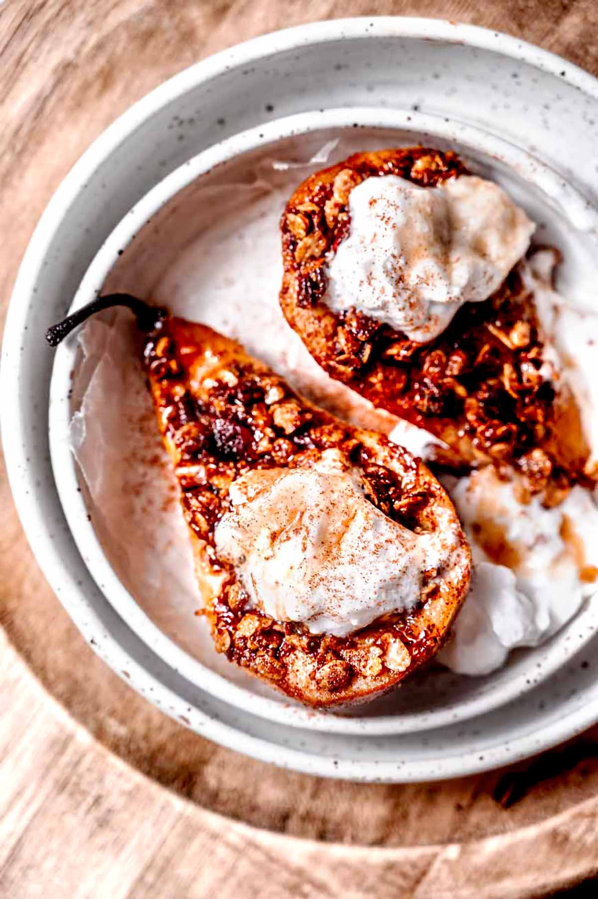 Easy Air Fryer Pears – Vegan, Gluten-free, Healthy Dessert