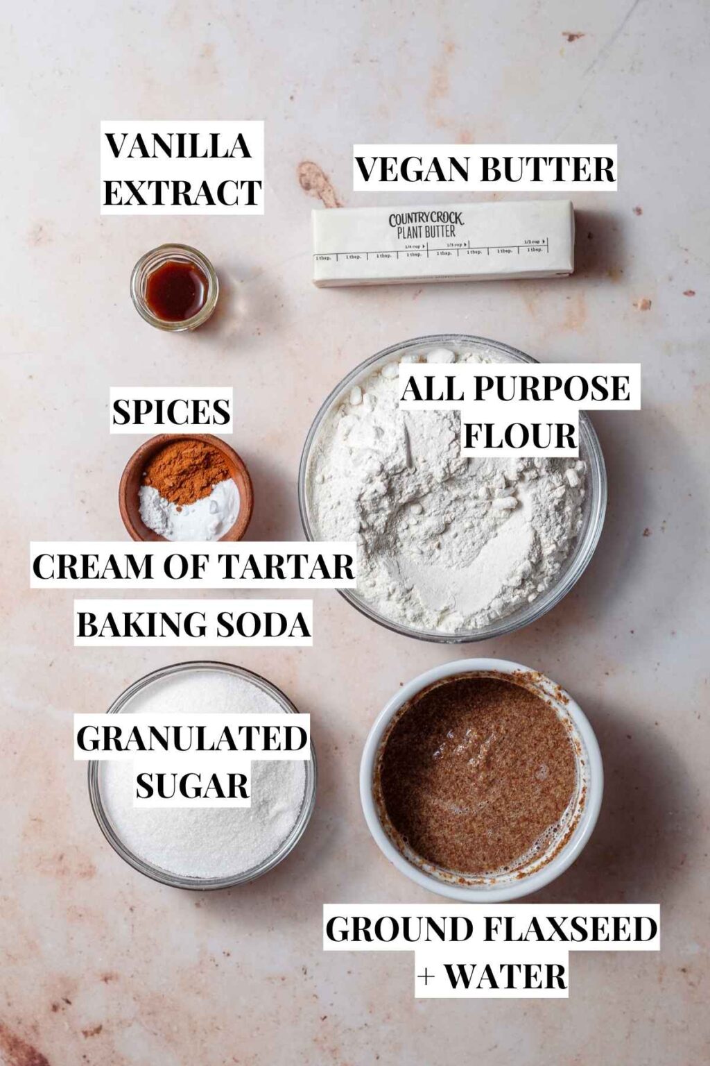 Classic Vegan Snickerdoodles