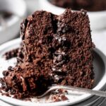 Moist Chocolate Crunch Cake with Rice Krispies