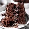 Moist Chocolate Crunch Cake with Rice Krispies
