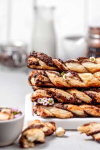 Simple Chocolate Puff Pastry Twists