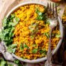 Easy Seasoned Yellow Jasmine Rice
