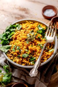 Easy Seasoned Yellow Jasmine Rice