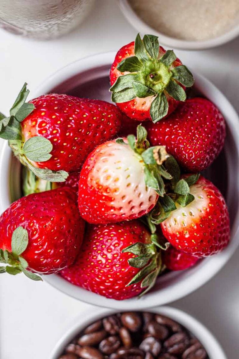 Strawberry Simple Syrup for Cocktails, Coffee & Drinks