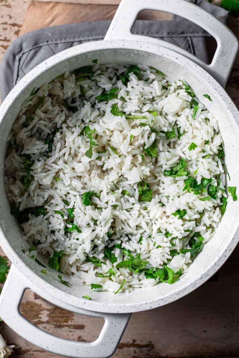 Easy Cilantro Coconut Lime Rice