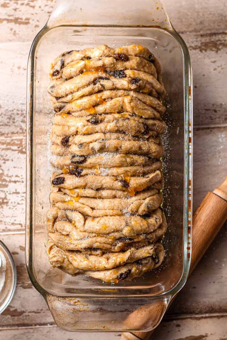 Pull-Apart Hot Cross Bun Loaf