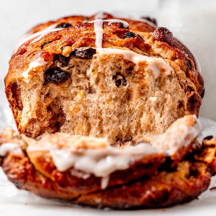 Pull Apart Hot Cross Bun Loaf Pull Apart Hot Cross Bun Loaf