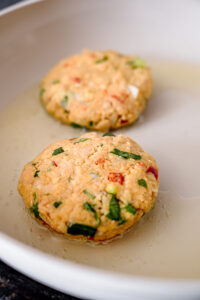 Easy Chickpea Patties - Crispy, Vegan, Panfried or Baked!