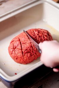 Vegan Ham with Marmalade Glaze (Seitan)