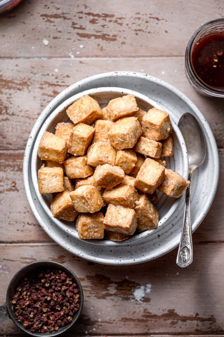 Crispy Szechuan Tofu and Vegetable Stir Fry