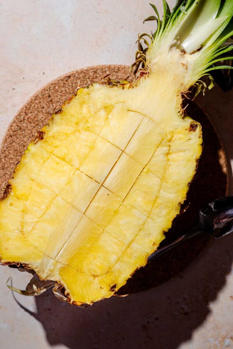 Teriyaki Fried Rice Pineapple Bowls