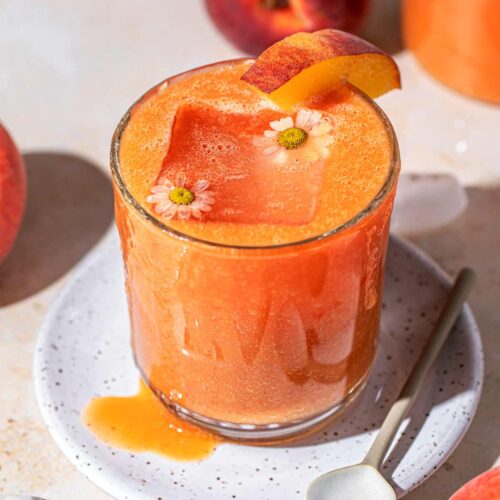 How to Make Fresh Peach Juice & Easy Peach Nectar