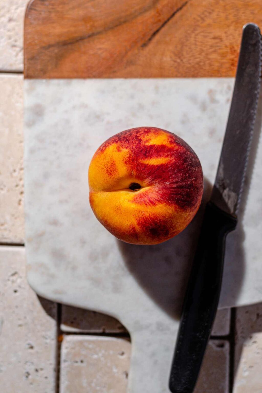 Glazed Stovetop Stewed Peaches