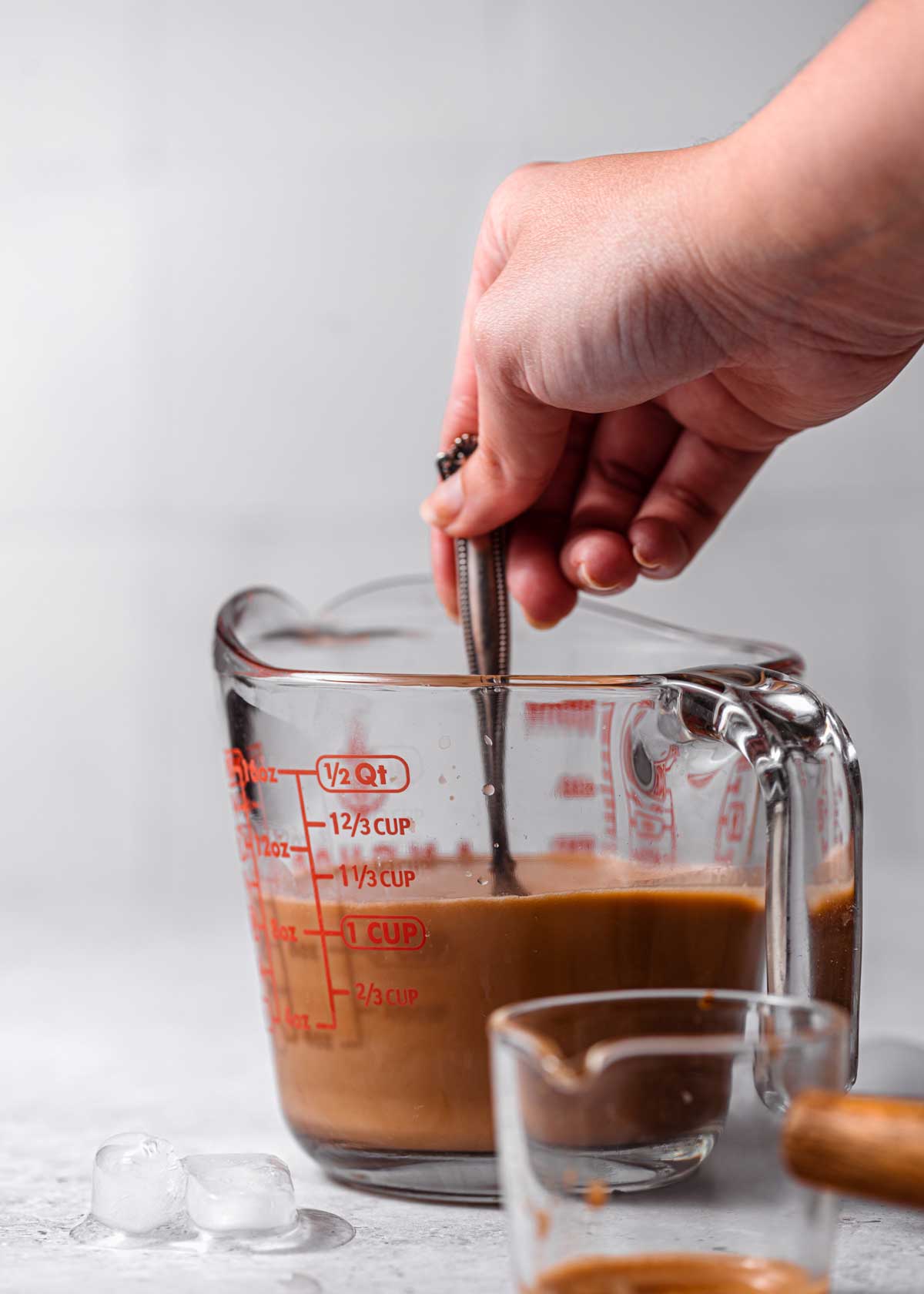 Coffee Milk Bubble Tea with Boba Pearls