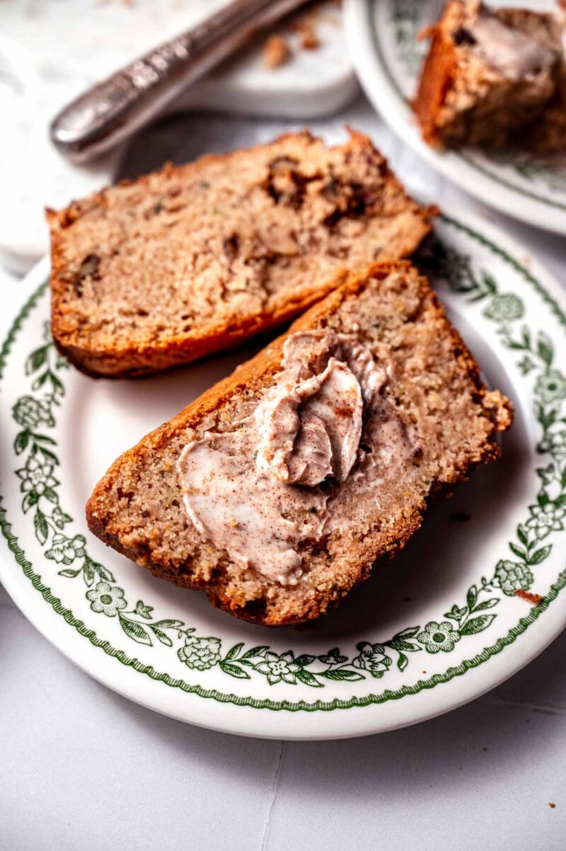 Easy Bisquick Zucchini Bread with Cinnamon Butter