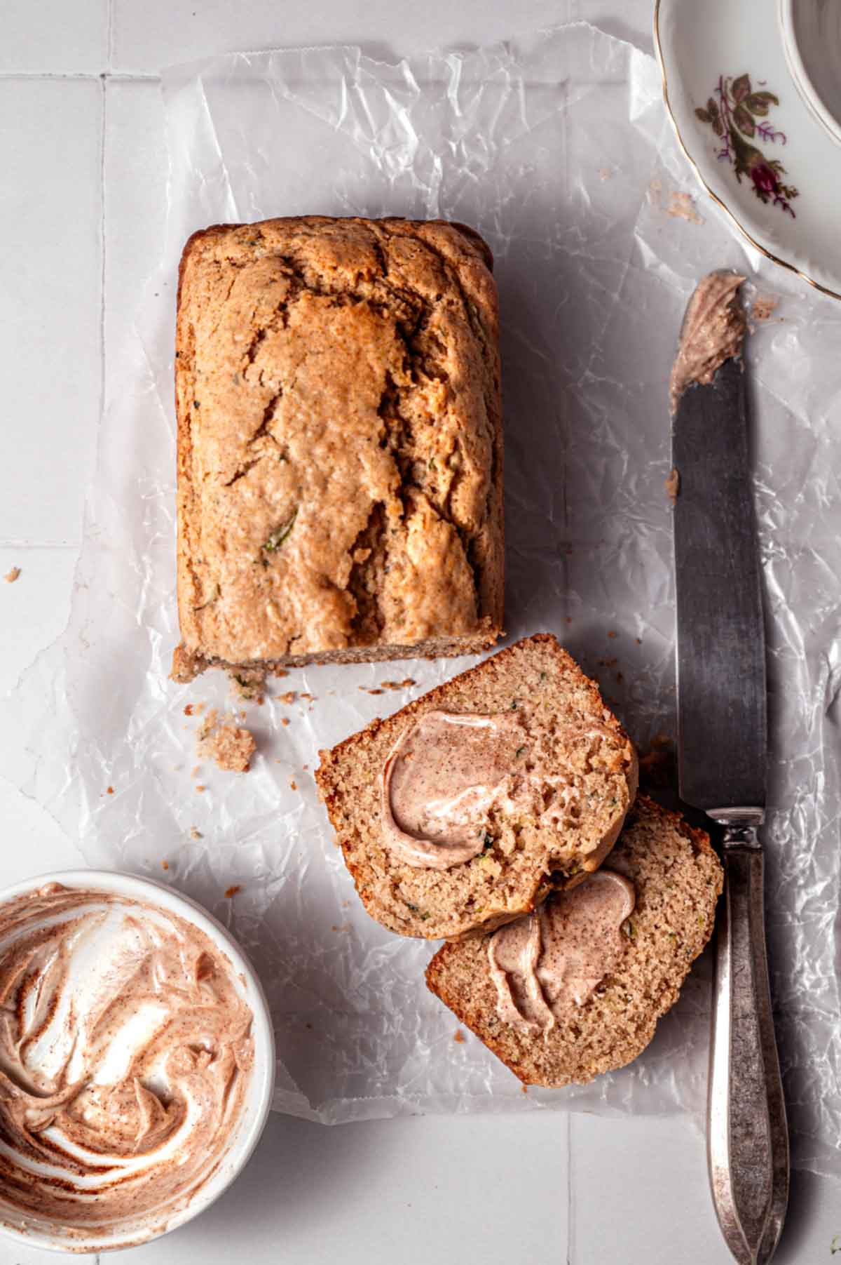 Easy Bisquick Zucchini Bread with Cinnamon Butter