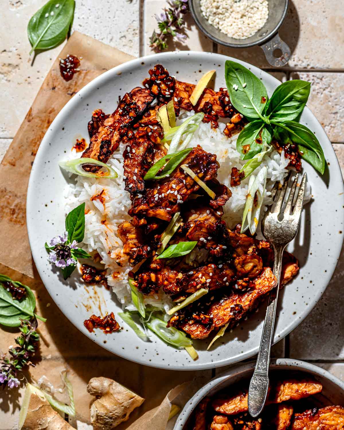 Easy Crispy Pan Fried Tempeh + Air Fryer Instructions