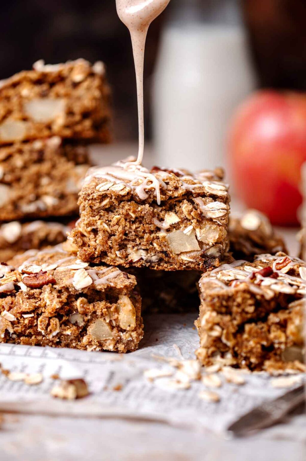 Apple Oatmeal Breakfast Cake - Vegan & Gluten Free