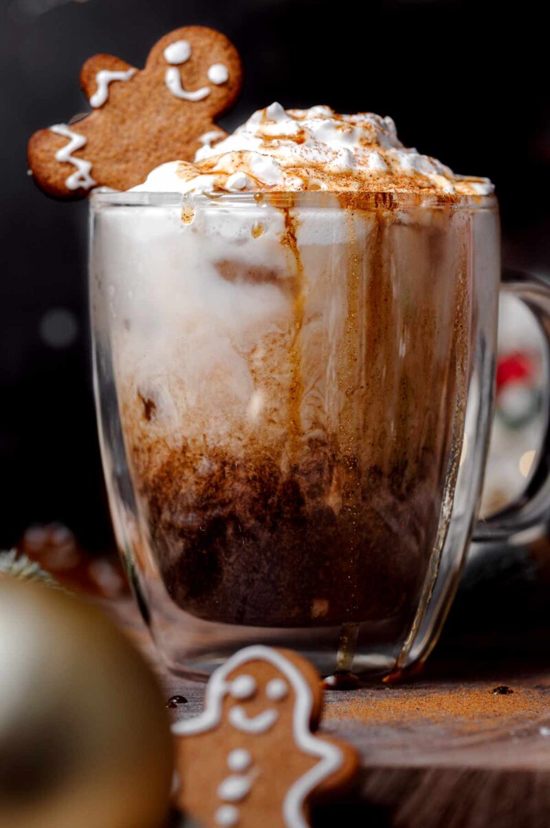 Gingerbread Oatmilk Chai Tea Latte Starbucks Copycat
