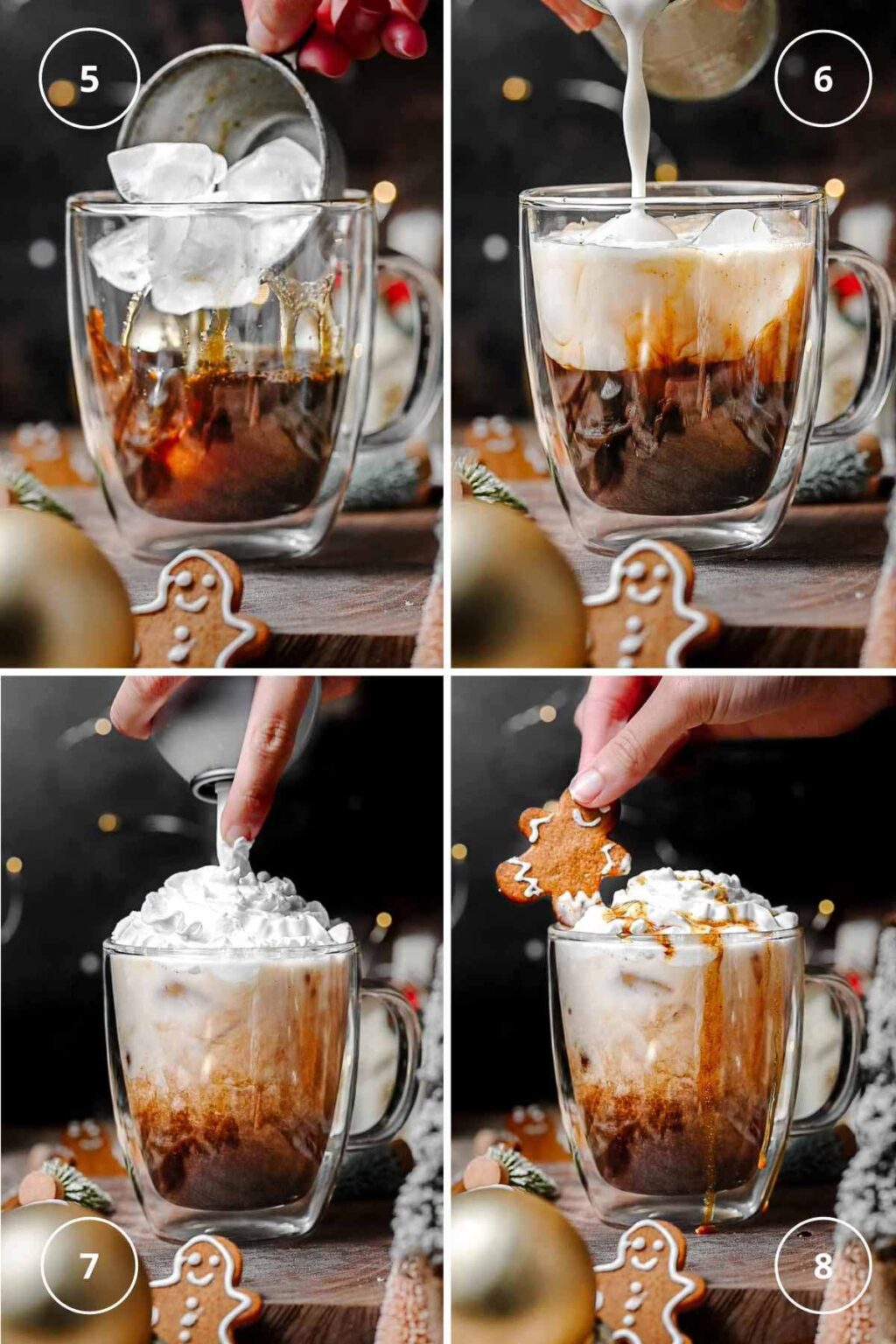 Gingerbread Oatmilk Chai Tea Latte - Starbucks Inspired