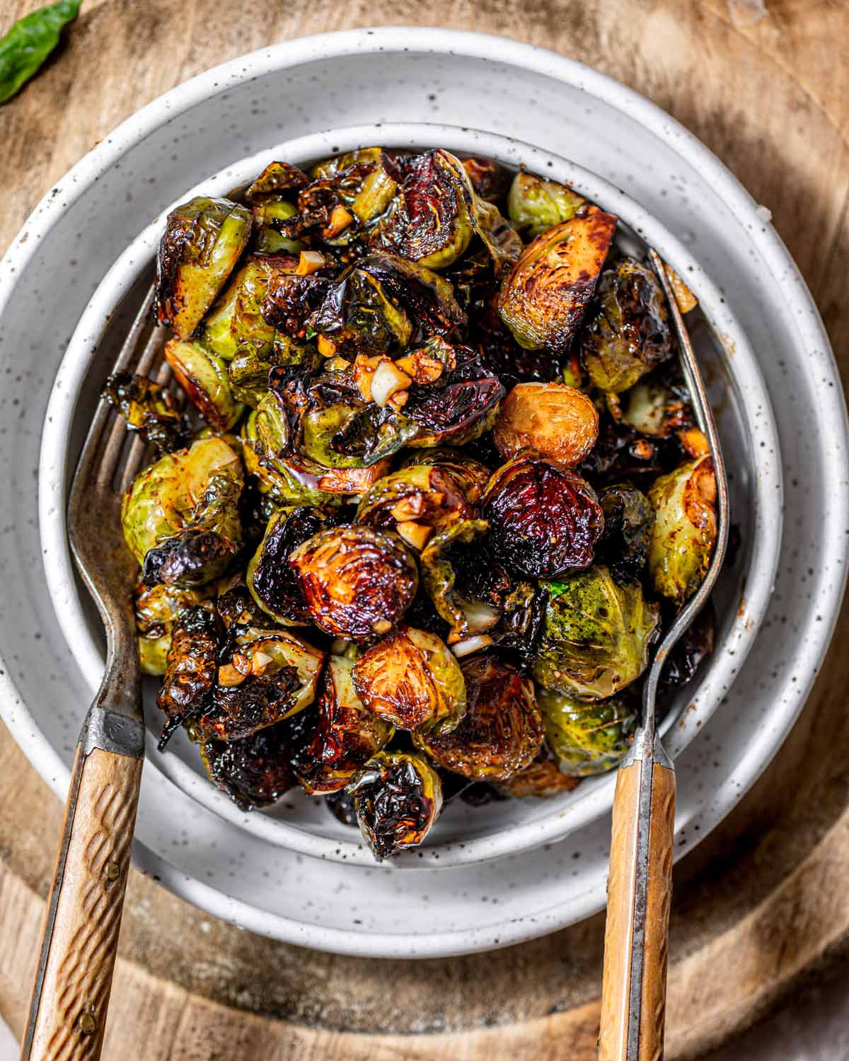 Maple Balsamic Roasted Brussels Sprouts - Thank You Berry Much