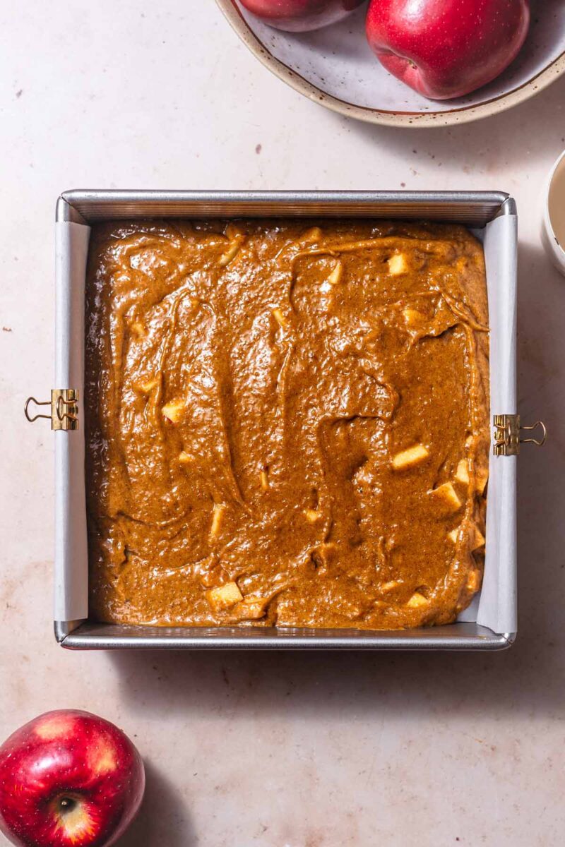 Gingerbread Apple Cake with Cream Cheese Frosting