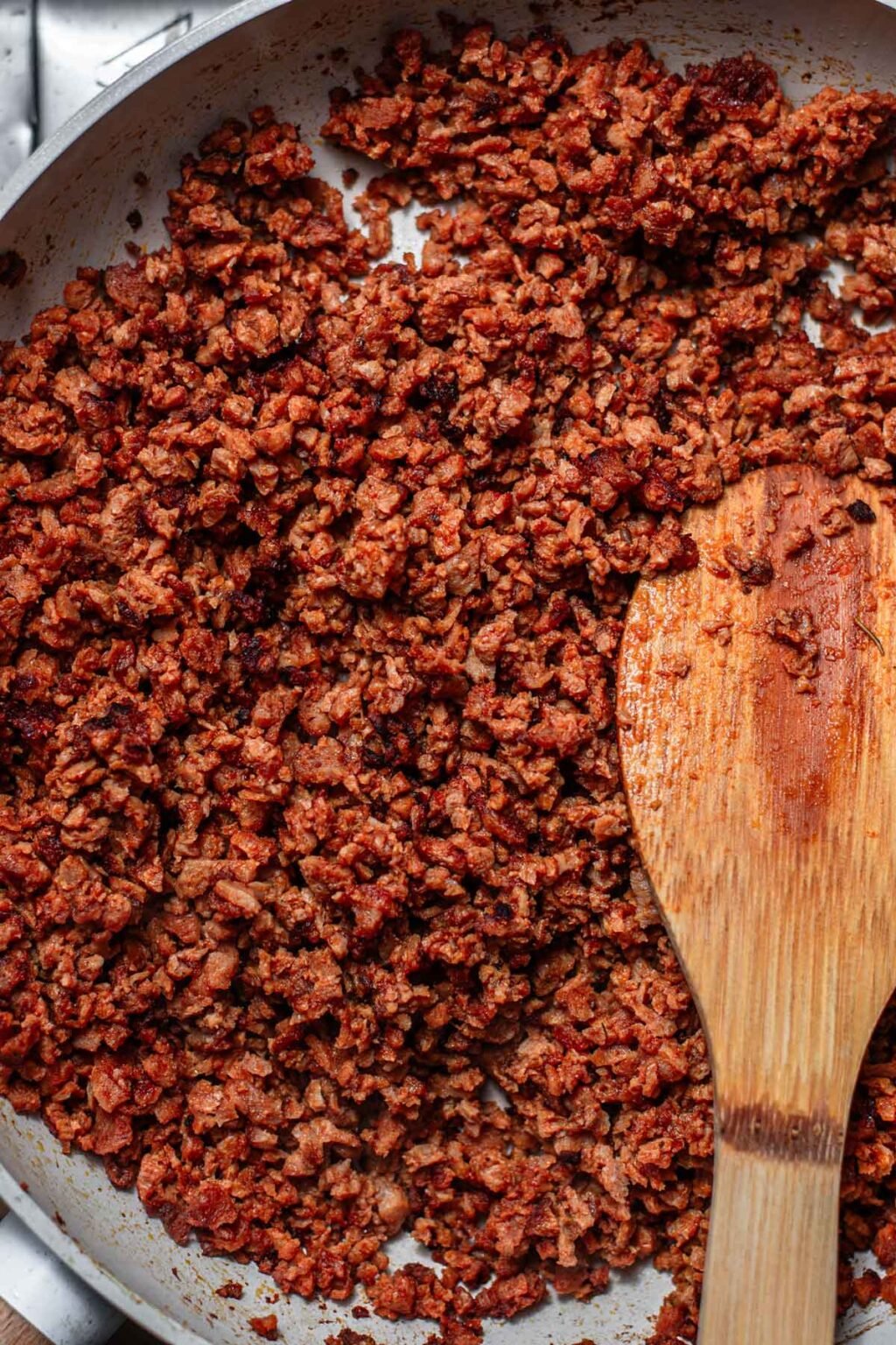 Vegan Ground Beef Crumbles with TVP (Easy & High Protein!)